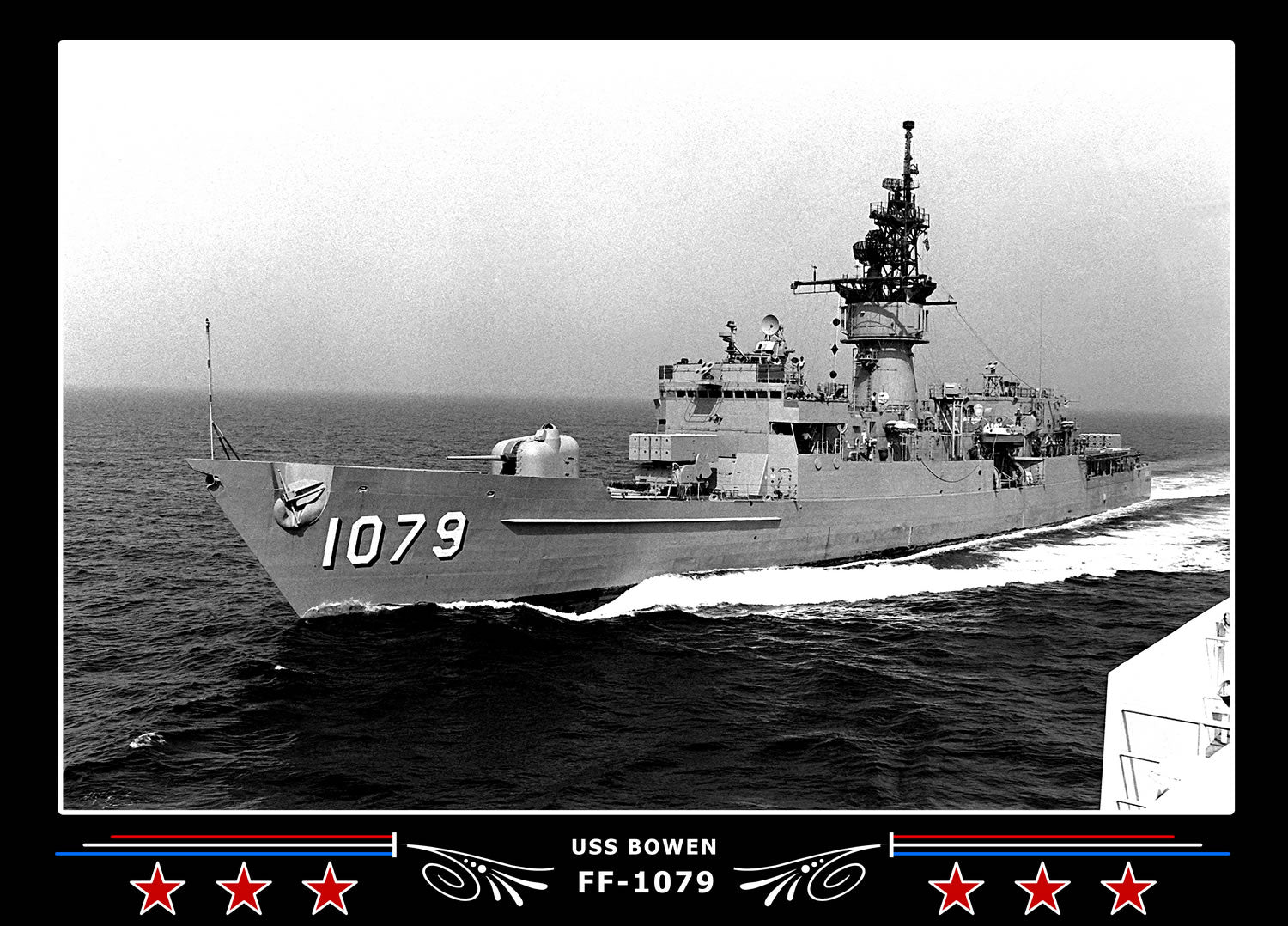USS Bowen FF-1079 Canvas Photo Print – Navy Emporium