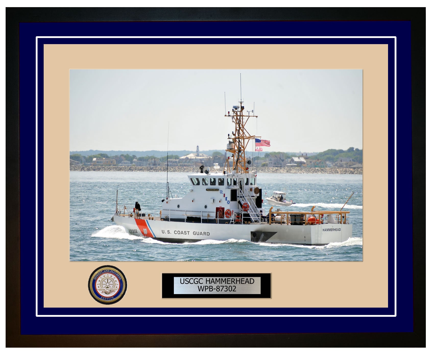USCGC HAMMERHEAD WPB 87302 Framed Coast Guard Ship Photo 199WPB87302 ...