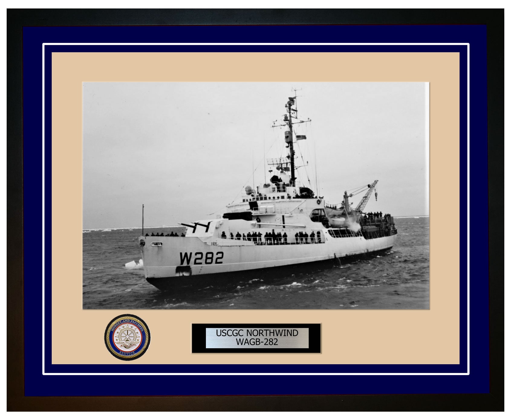 USCGC NORTHWIND WAGB 282 Framed Coast Guard Ship Photo 303WAGB282 ...