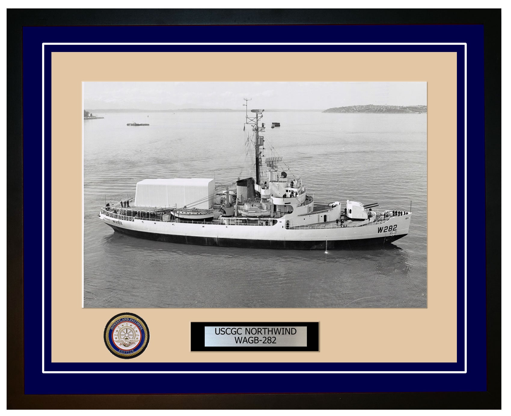 USCGC NORTHWIND WAGB 282 Framed Coast Guard Ship Photo 306WAGB282 ...