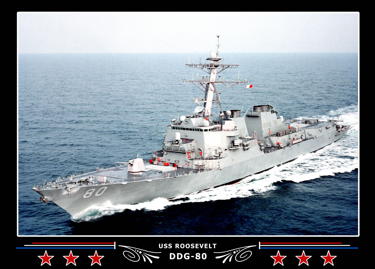 USS Roosevelt DDG-80 Canvas Photo Print – Navy Emporium