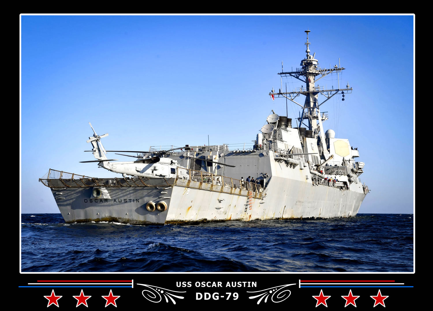 USS Oscar Austin DDG-79 Canvas Photo Print – Navy Emporium