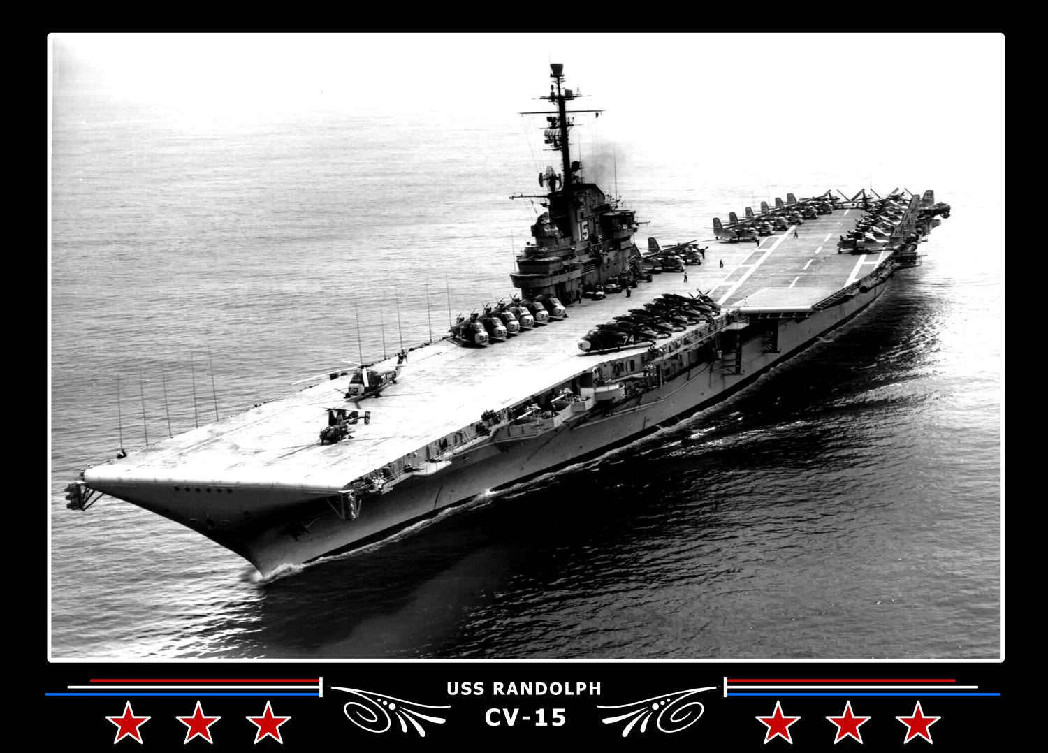USS Randolph CV-15 Canvas Photo Print – Navy Emporium