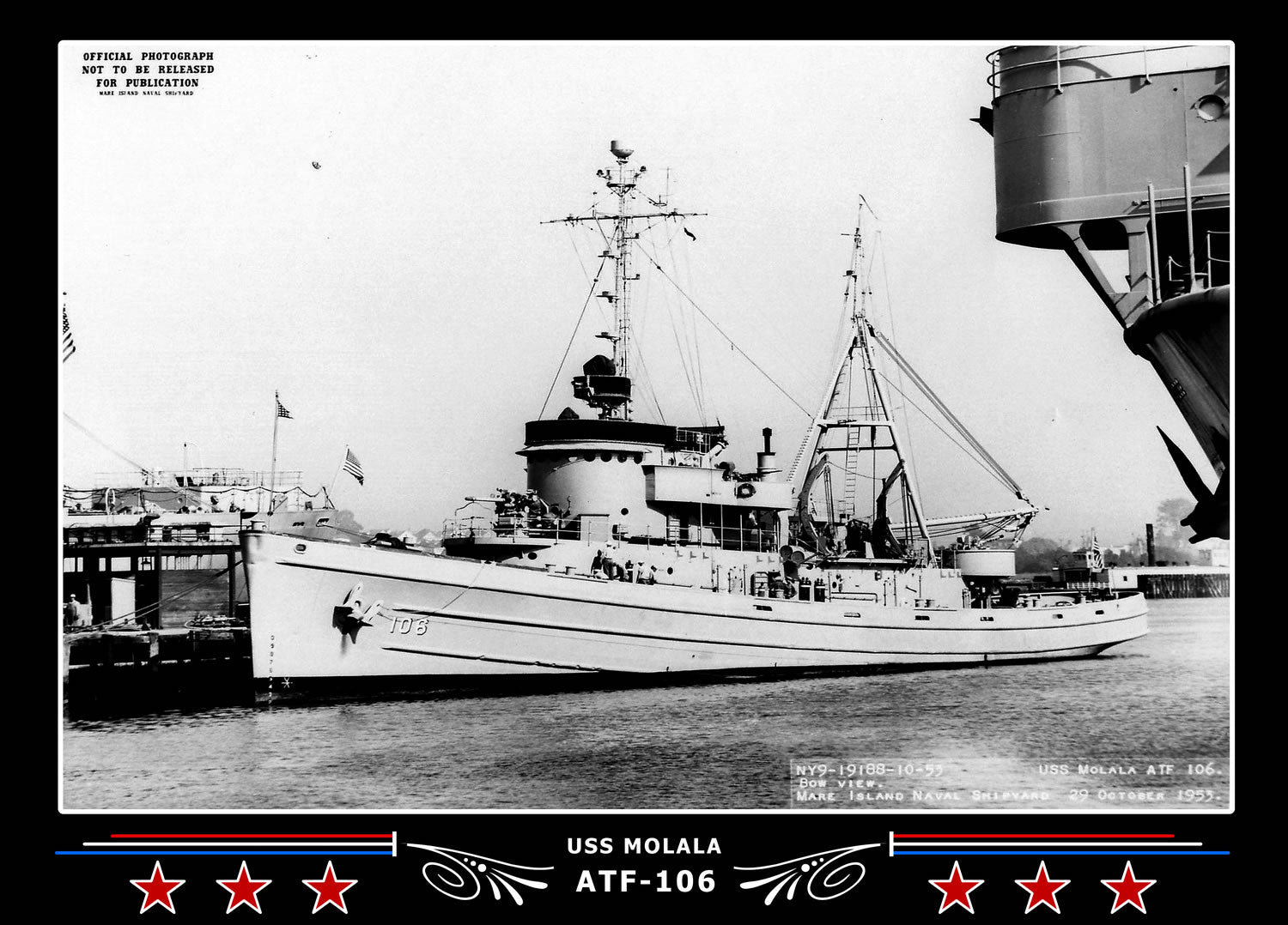 USS Molala ATF-106 Canvas Photo Print – Navy Emporium