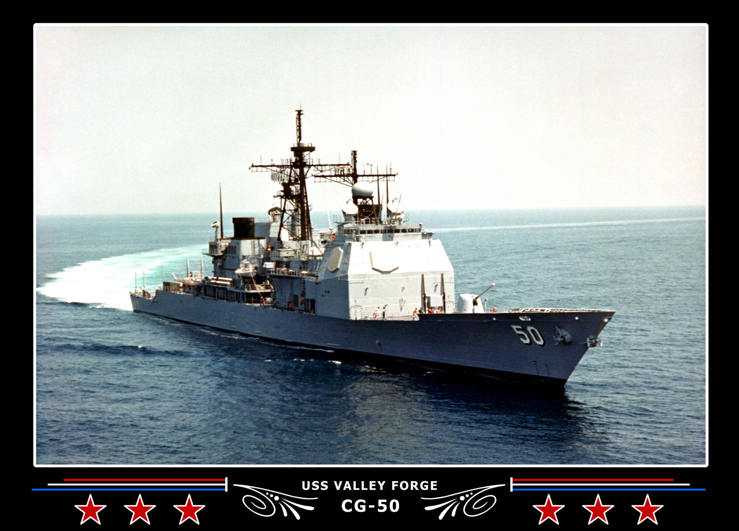 USS Valley Forge CG-50 Canvas Photo Print – Navy Emporium