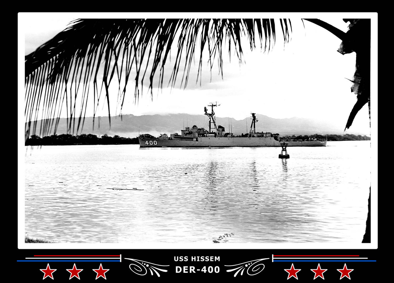 USS Hissem DER-400 Canvas Photo Print – Navy Emporium