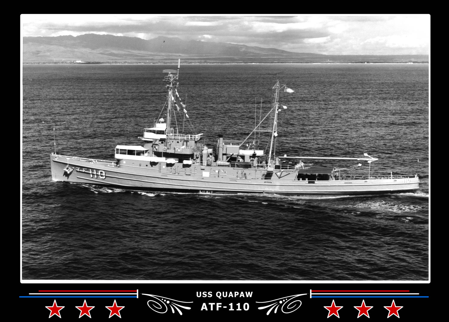 USS Quapaw ATF-110 Canvas Photo Print – Navy Emporium