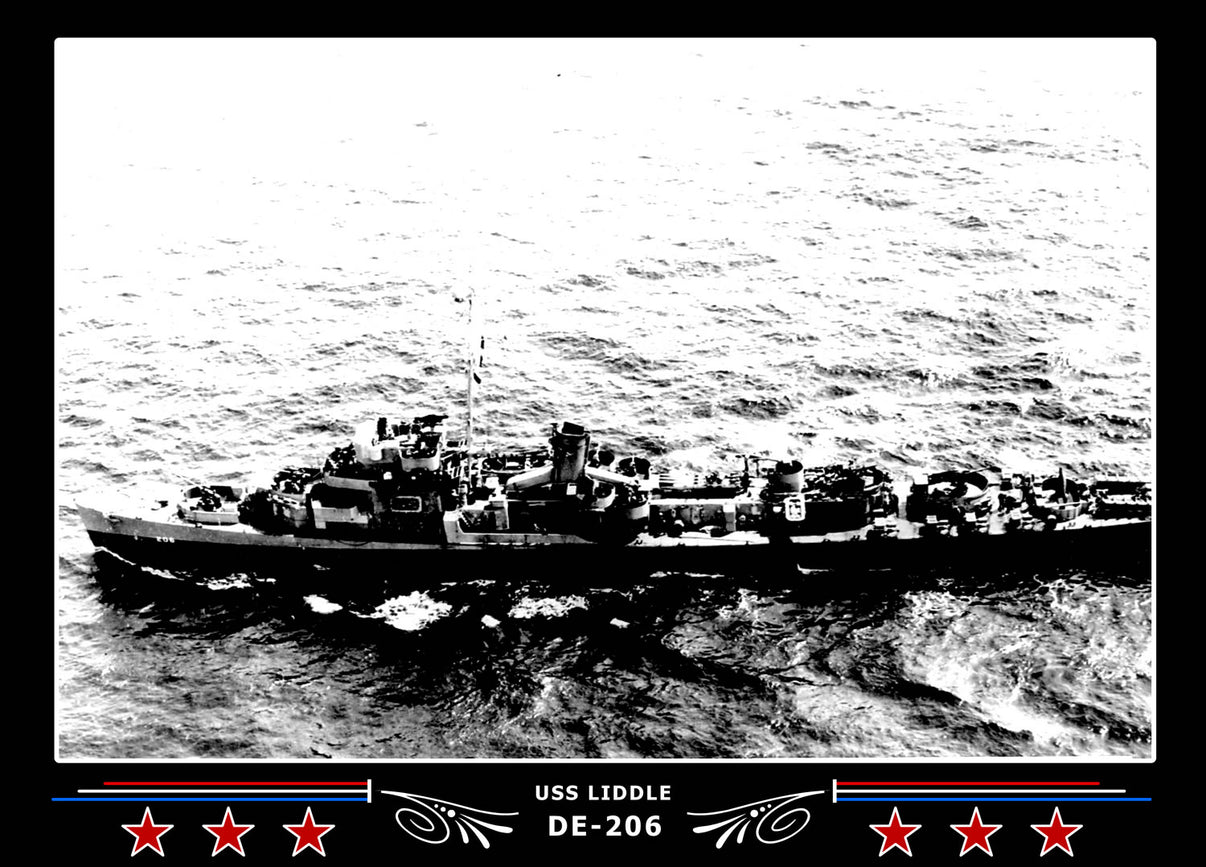 USS Liddle DE-206 Canvas Photo Print – Navy Emporium