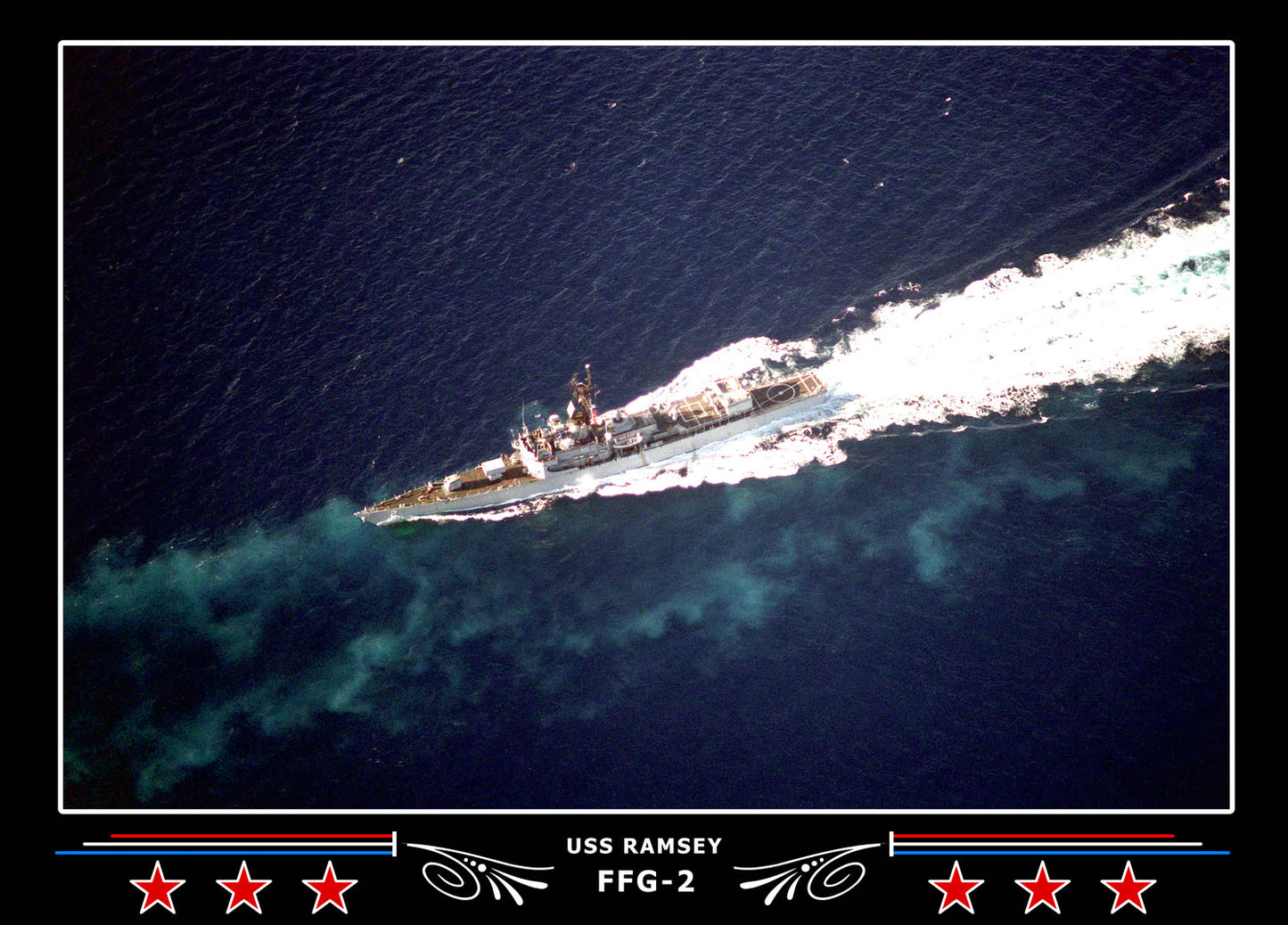 USS Ramsey FFG-2 Canvas Photo Print – Navy Emporium
