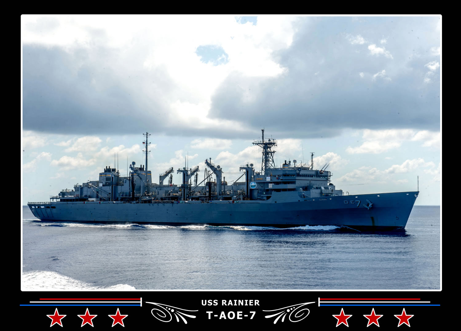 USS Rainier T-AOE-7 Canvas Photo Print – Navy Emporium