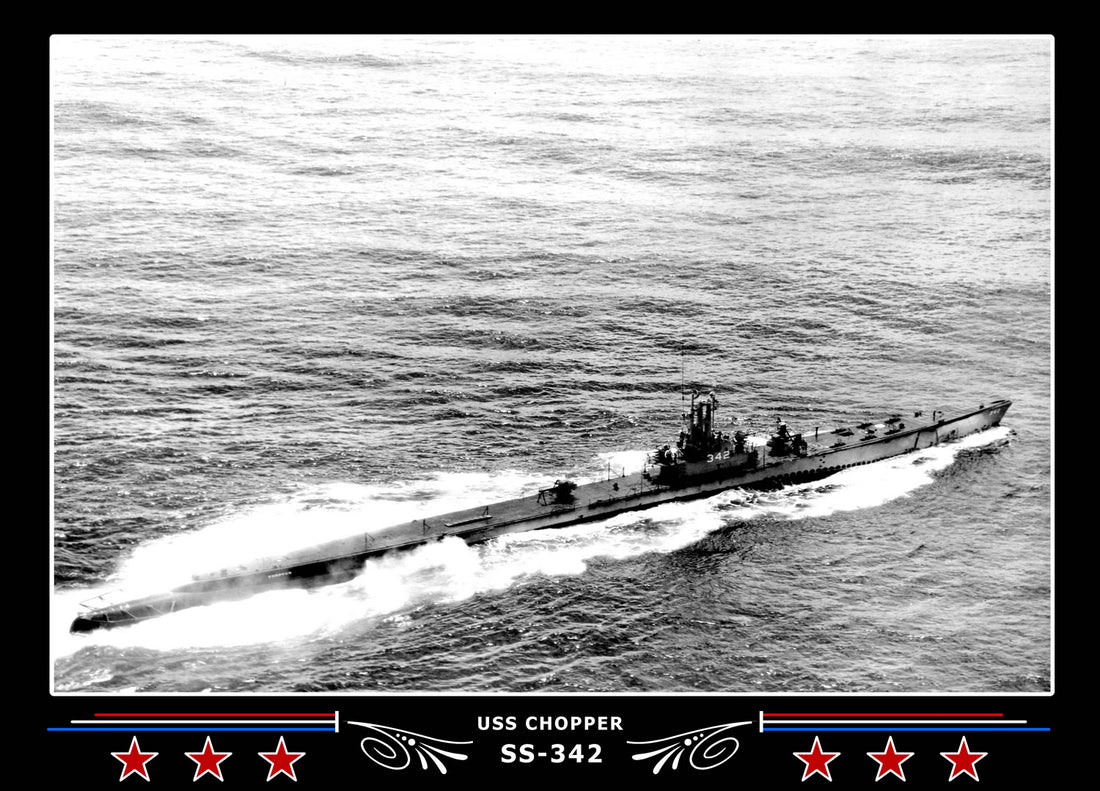 USS Chopper SS-342 Canvas Photo Print – Navy Emporium