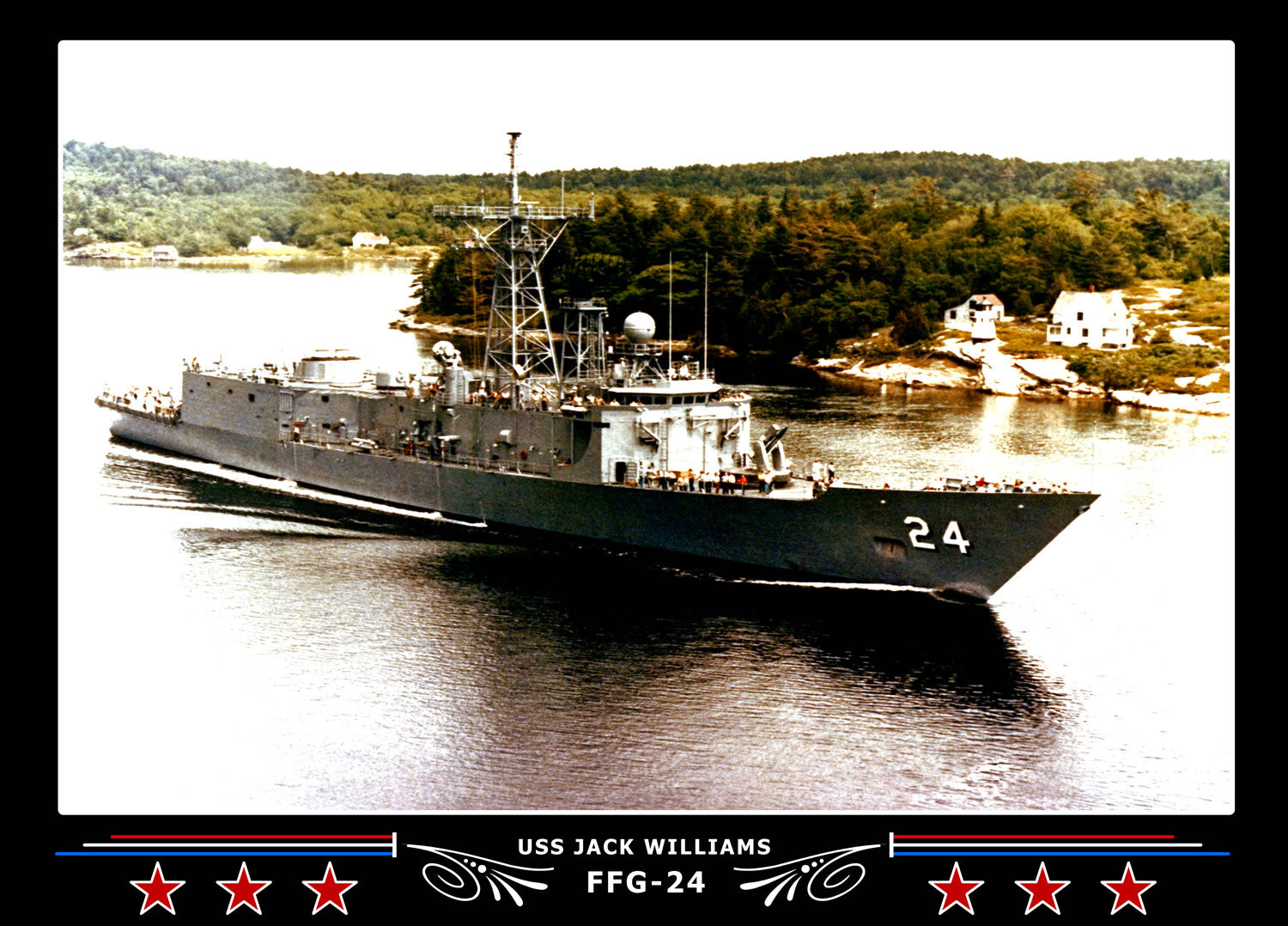 USS Jack Williams FFG-24 Canvas Photo Print – Navy Emporium