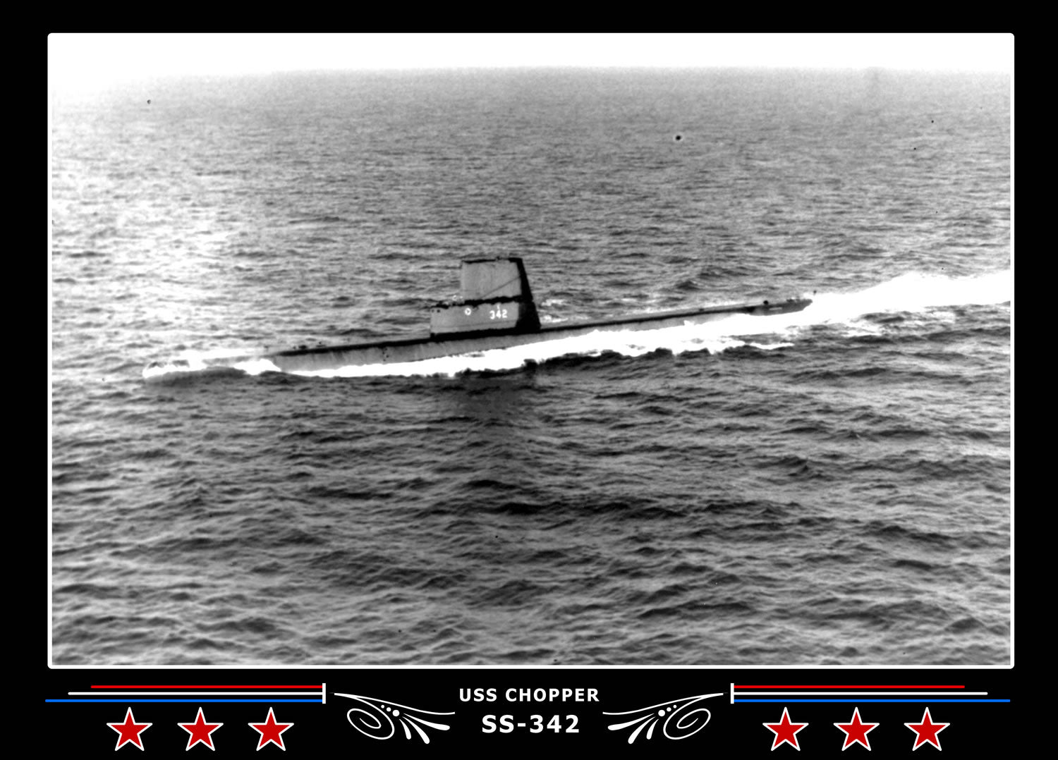USS Chopper SS-342 Canvas Photo Print – Navy Emporium