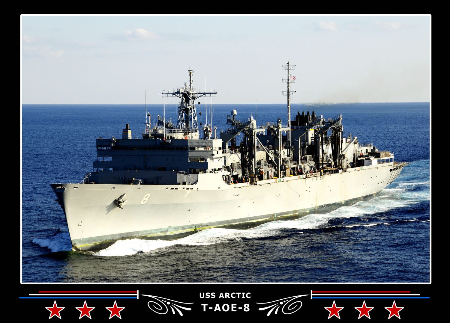 USS Arctic T-AOE-8 Canvas Photo Print – Navy Emporium