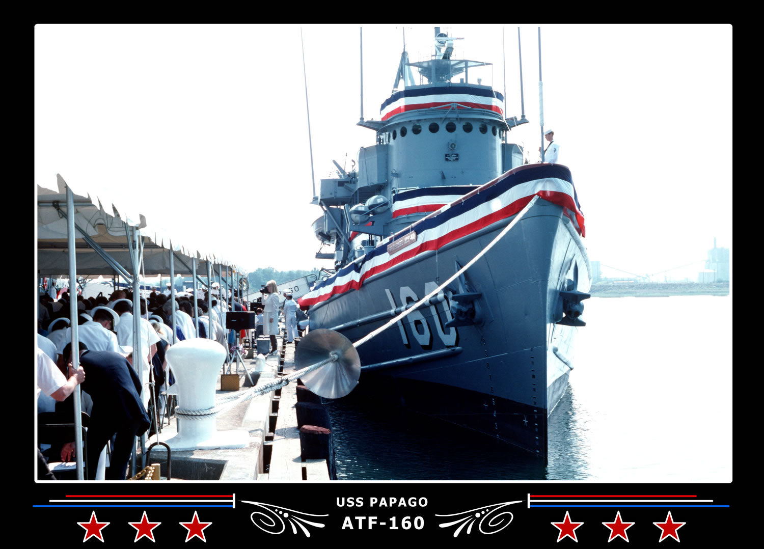 USS Papago ATF-160 Canvas Photo Print – Navy Emporium