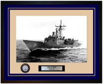USS STARK FFG-31 Framed Navy Ship Photo Burgundy – Navy Emporium