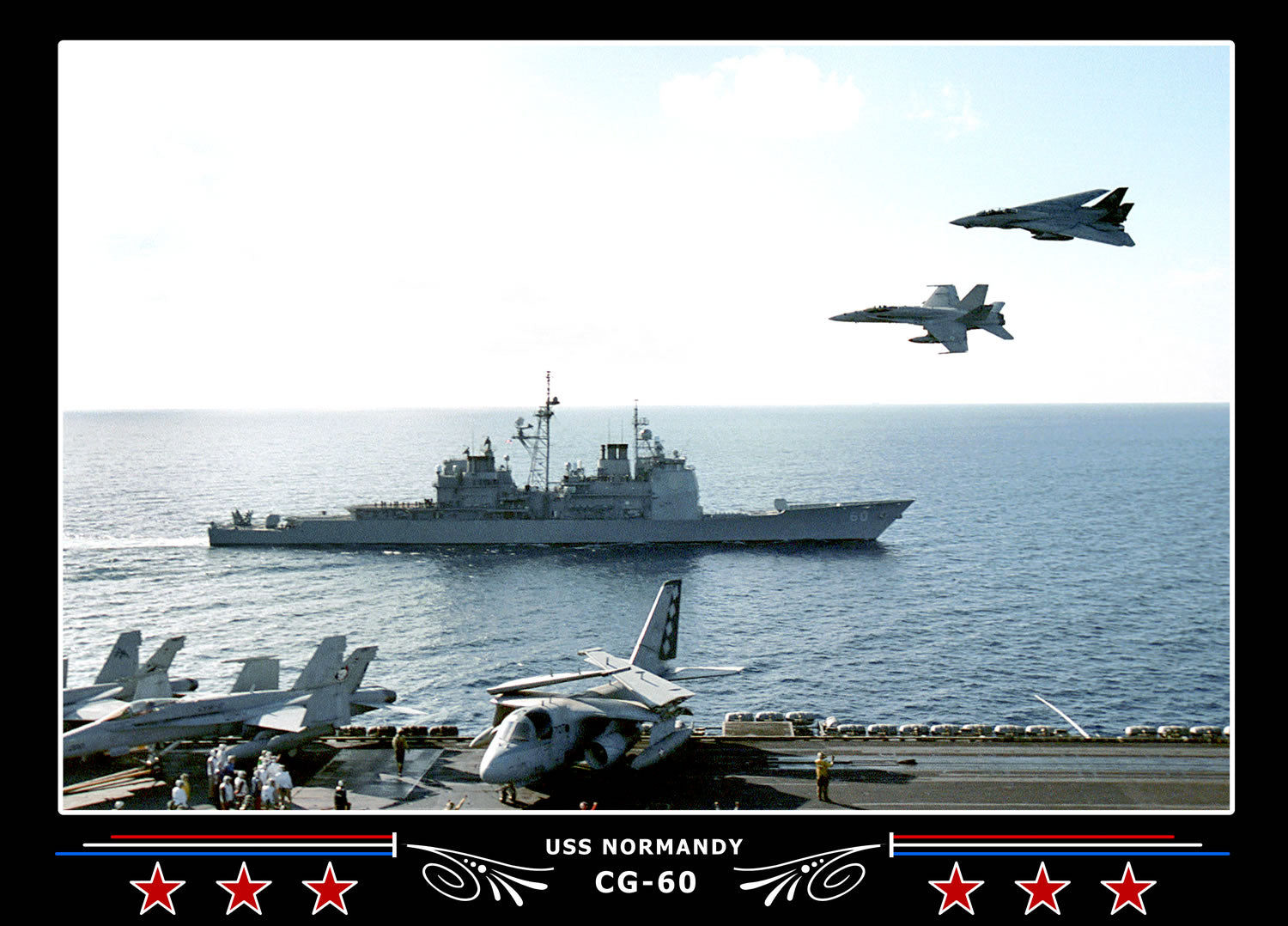 USS Normandy CG-60 Canvas Photo Print – Navy Emporium
