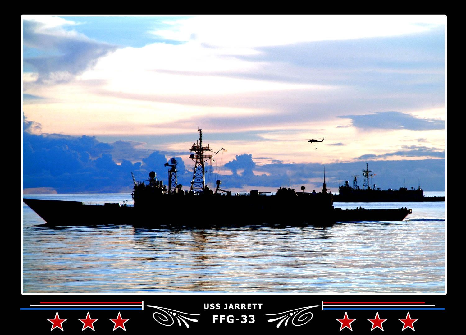 USS Jarrett FFG-33 Canvas Photo Print – Navy Emporium