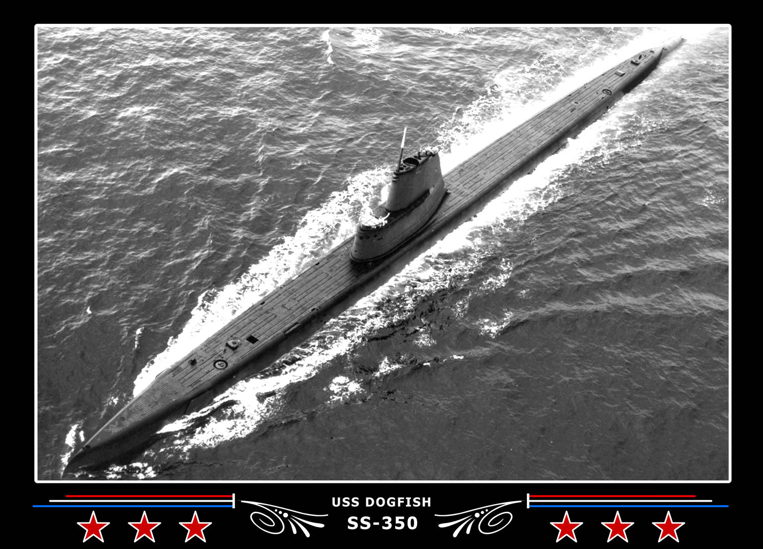 USS Dogfish SS-350 Canvas Photo Print – Navy Emporium