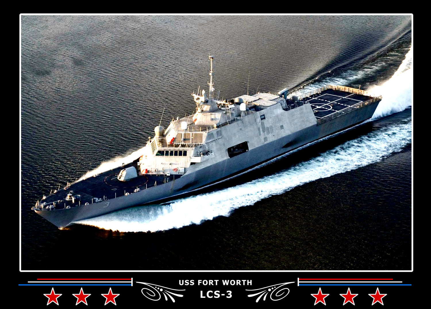 USS Fort Worth LCS3 Canvas Photo Print – Navy Emporium