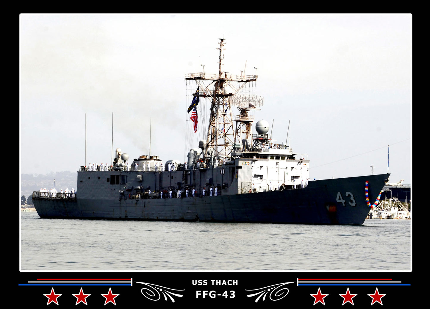 USS Thach FFG-43 Canvas Photo Print – Navy Emporium