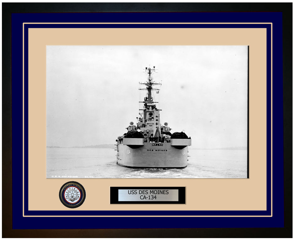 USS Des Moines CA-134 Art Print – Navy Emporium