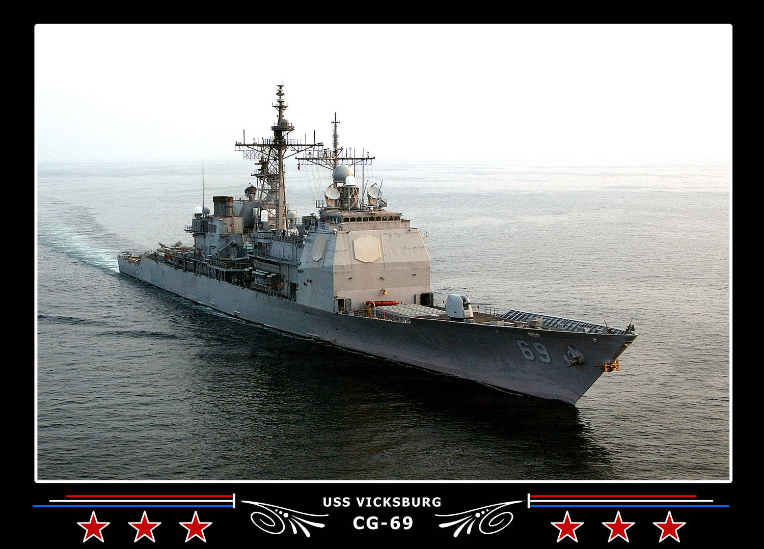 USS Vicksburg CG-69 Canvas Photo Print – Navy Emporium