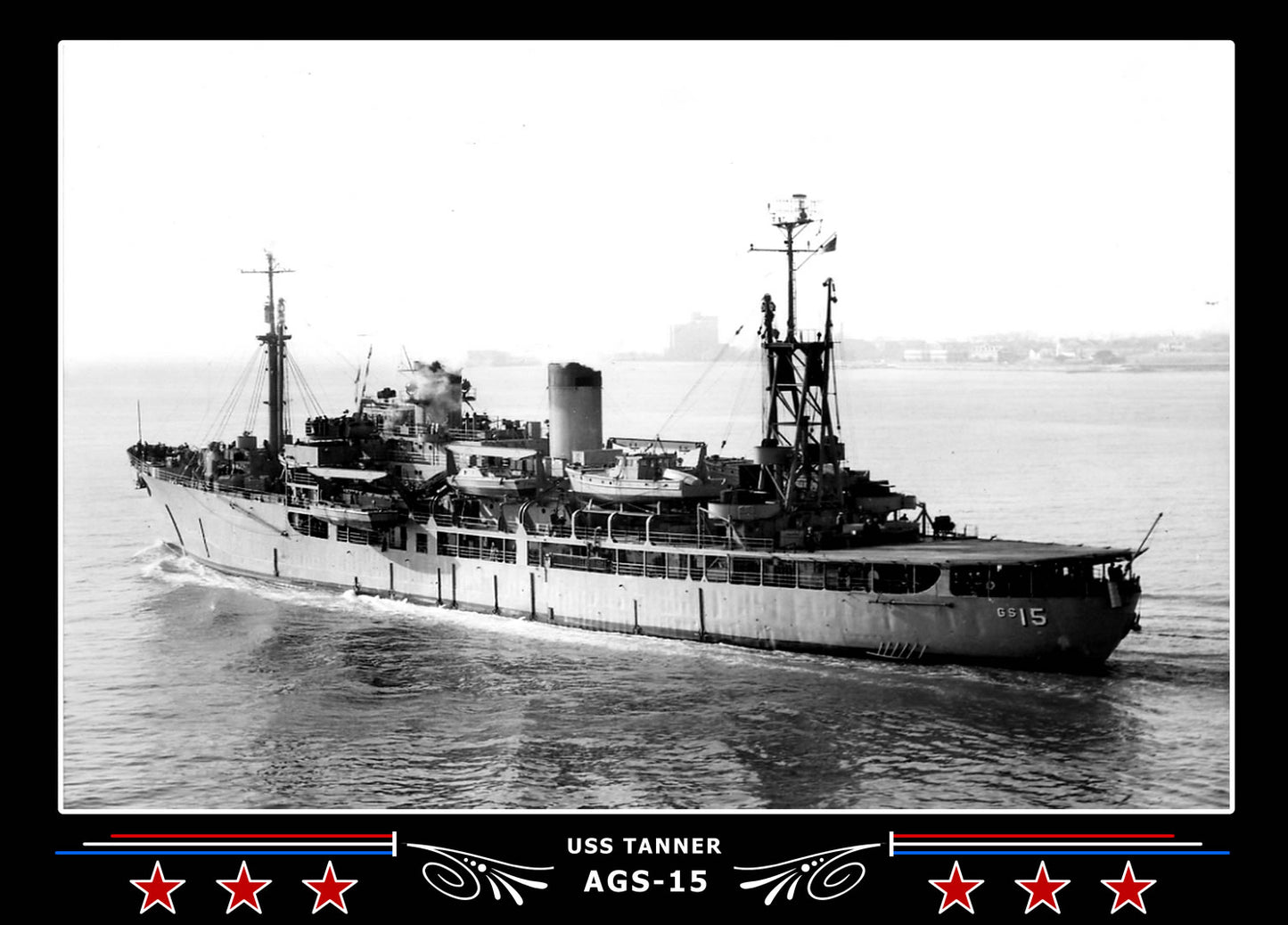 USS Tanner AGS-15 Canvas Photo Print – Navy Emporium