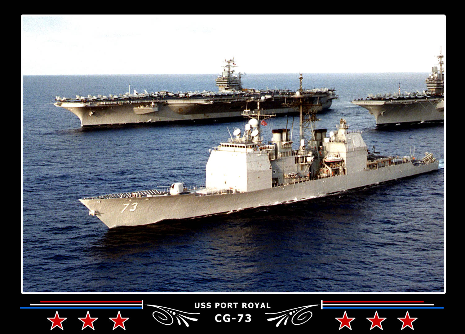 USS Port Royal CG-73 Canvas Photo Print – Navy Emporium