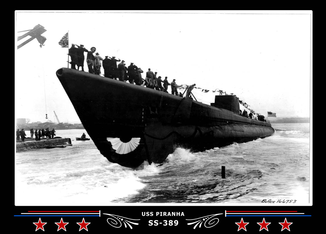 USS Piranha SS 389 – Navy Emporium