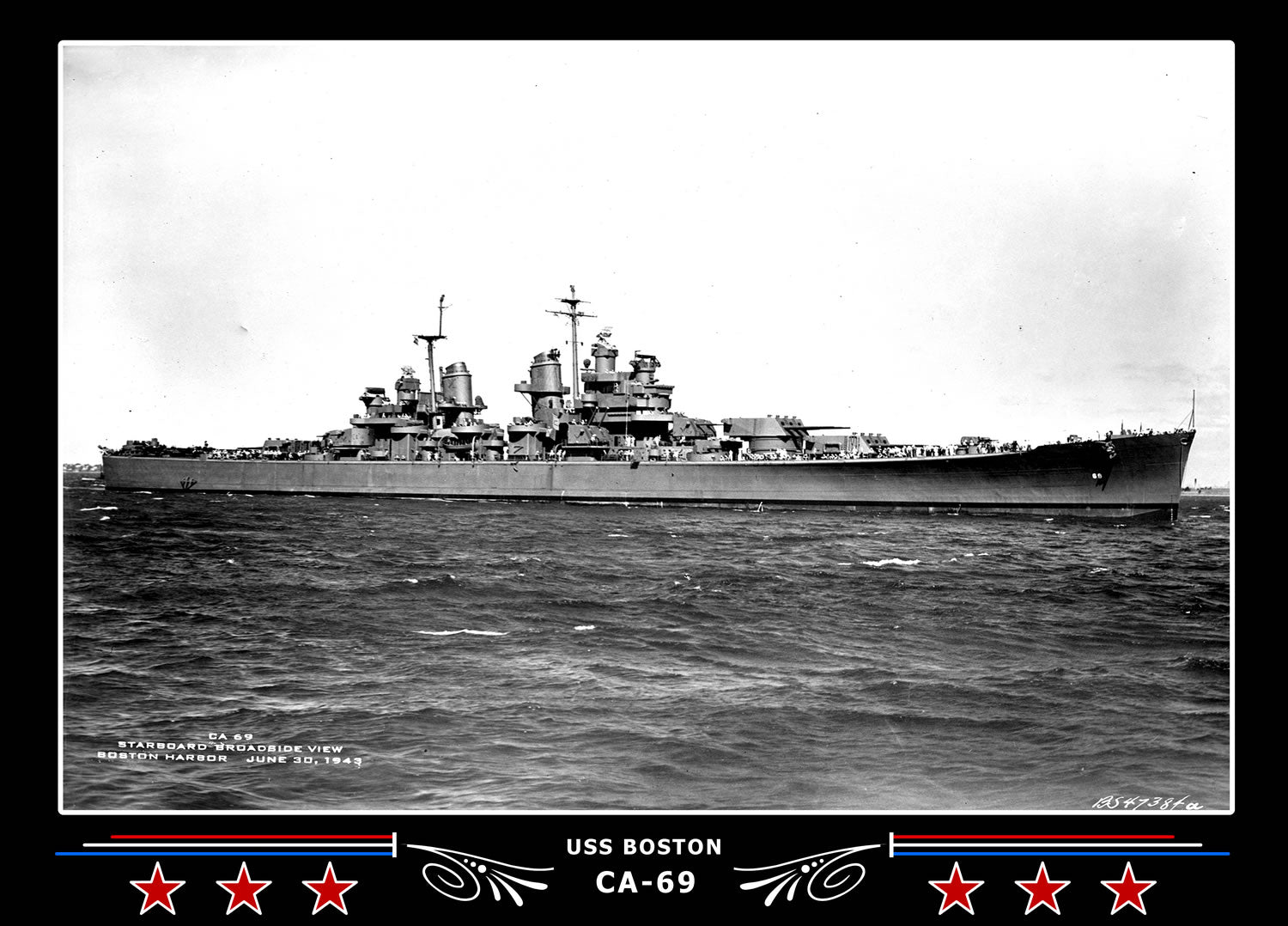 USS Boston CA-69 Canvas Photo Print – Navy Emporium