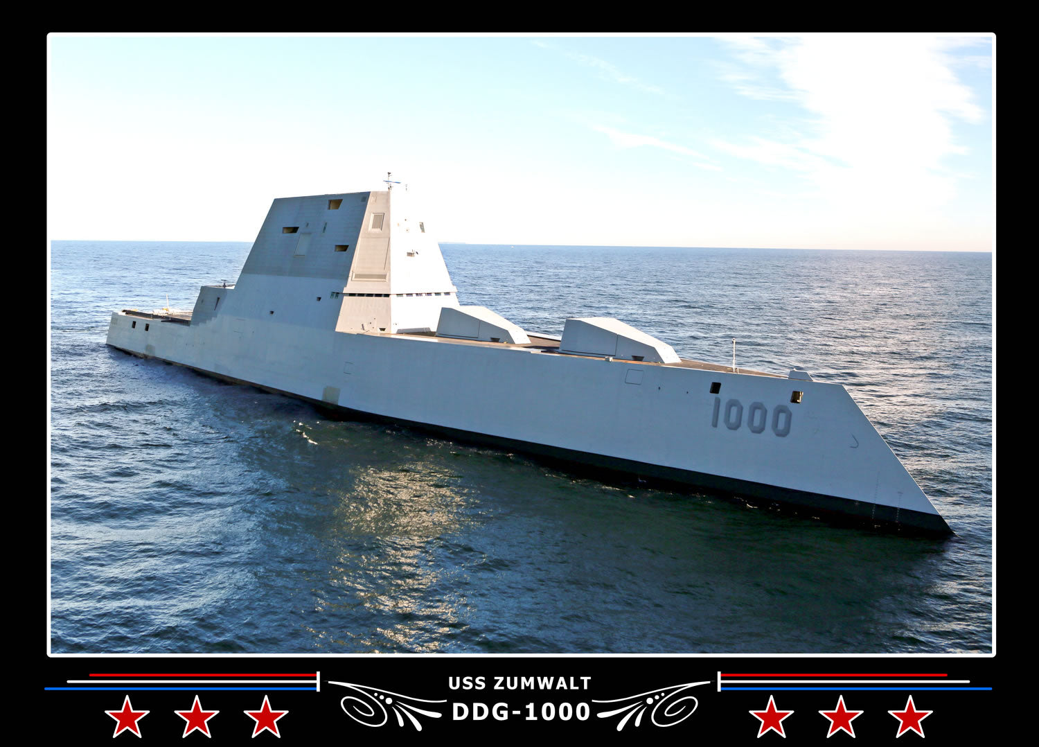 USS Zumwalt DDG-1000 Canvas Photo Print – Navy Emporium