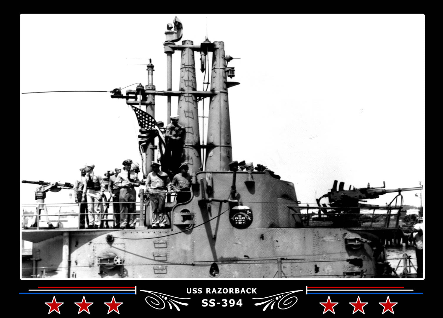 USS Razorback SS-394 Canvas Photo Print – Navy Emporium