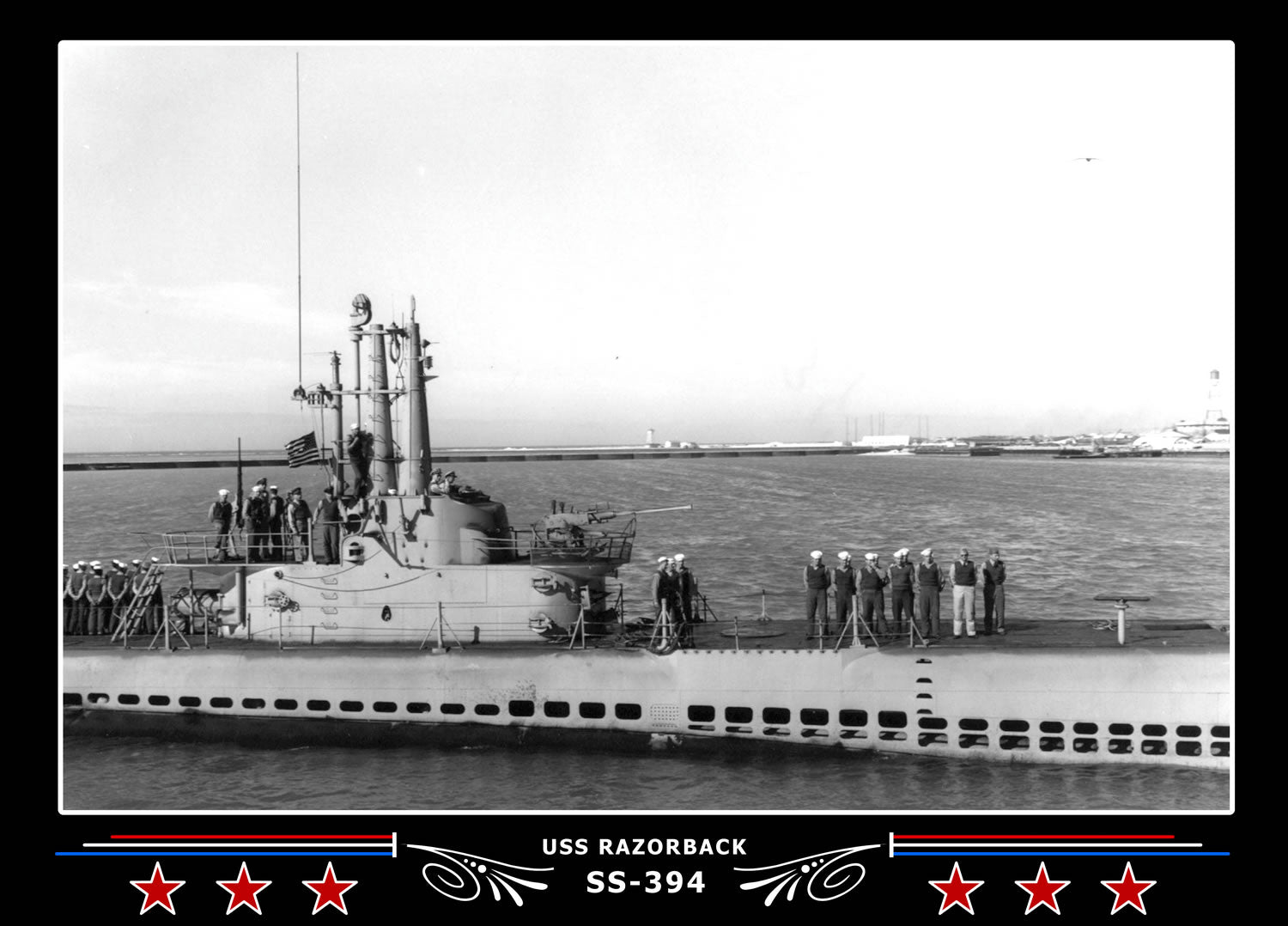 USS Razorback SS-394 Canvas Photo Print – Navy Emporium