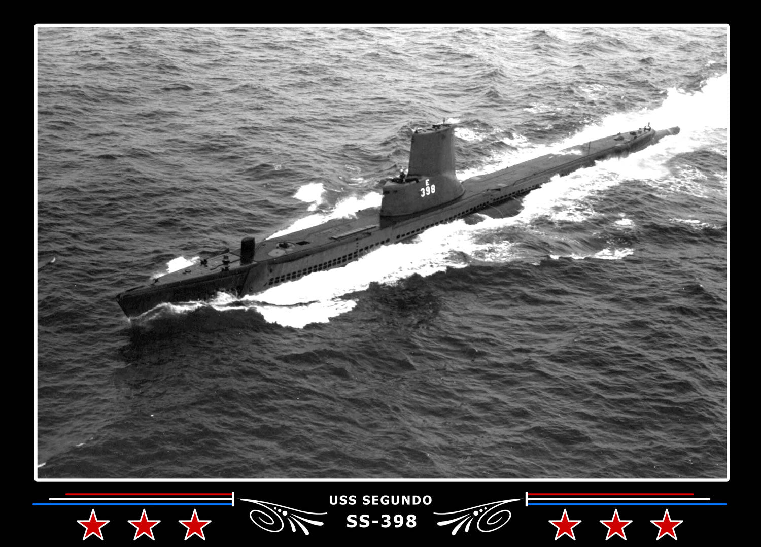 USS Segundo SS-398 Canvas Photo Print – Navy Emporium