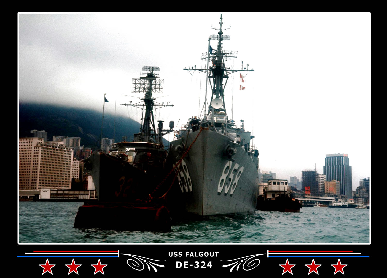 USS Falgout DE-324 Canvas Photo Print – Navy Emporium