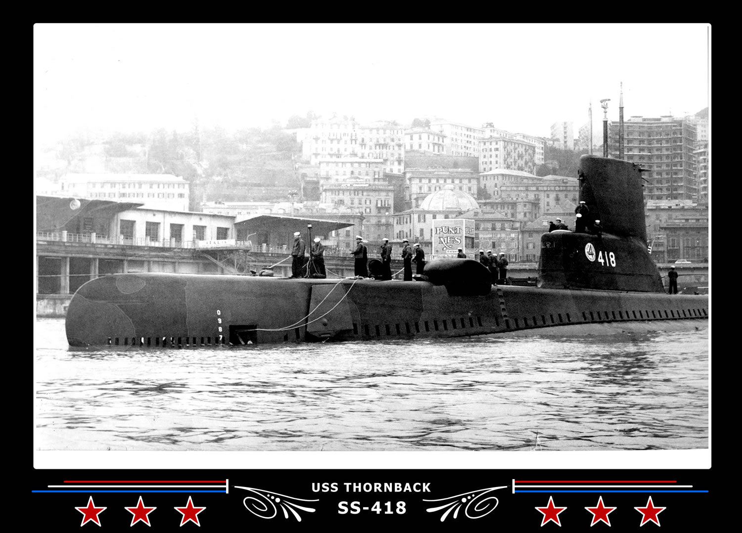 USS Thornback SS-418 Canvas Photo Print – Navy Emporium