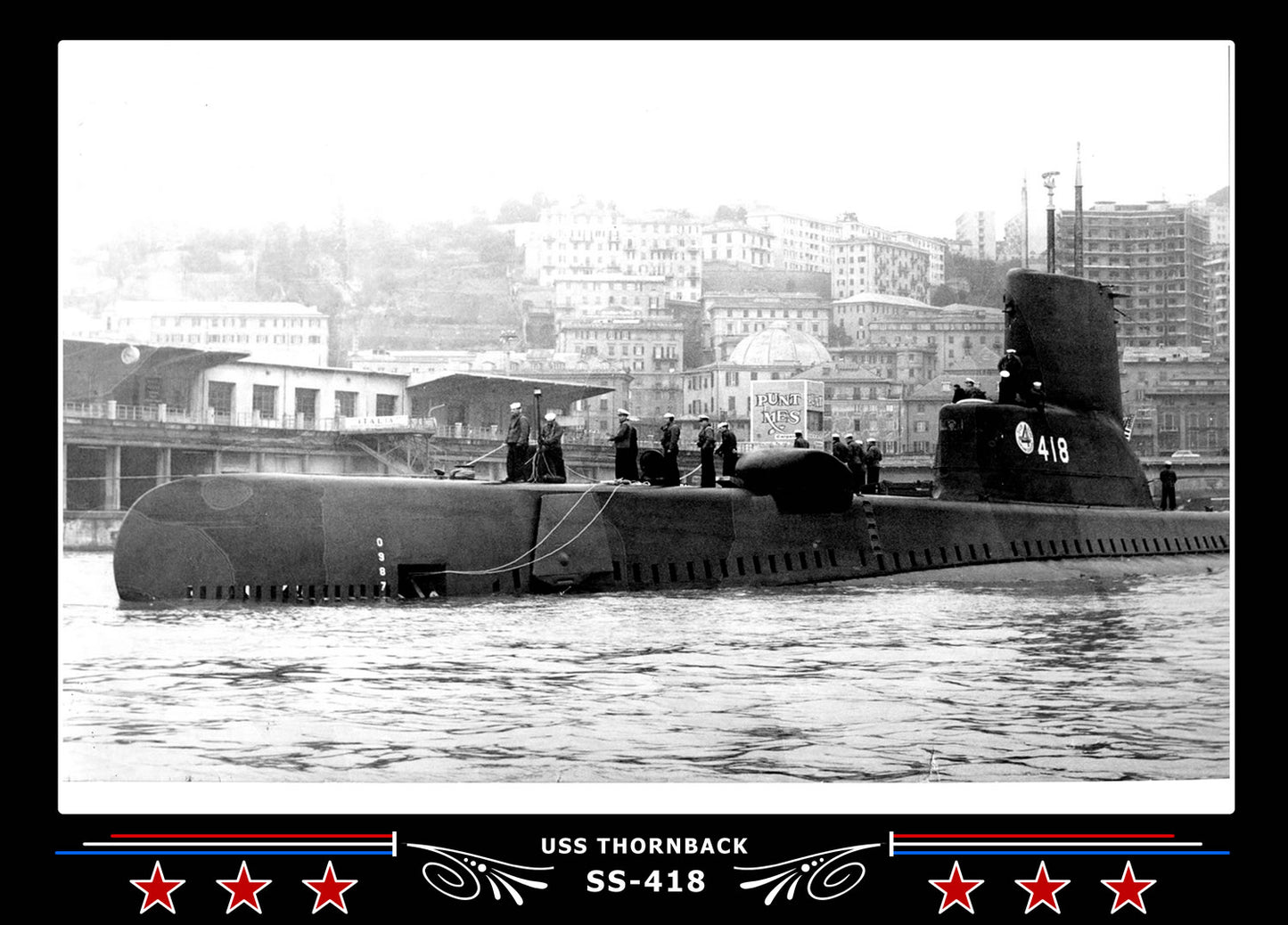 USS Thornback SS-418 Canvas Photo Print – Navy Emporium
