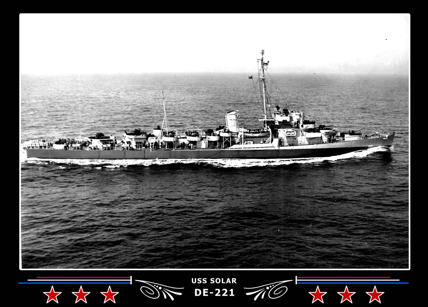 USS Solar DE-221 Canvas Photo Print – Navy Emporium