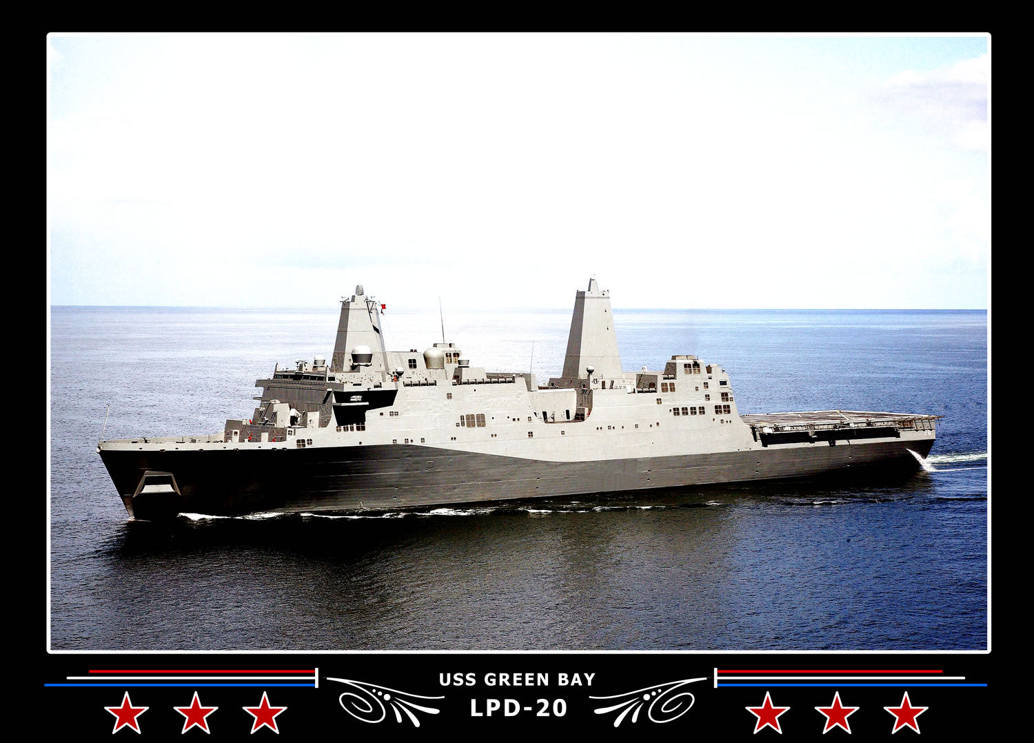 USS Green Bay LPD20 Canvas Photo Print – Navy Emporium