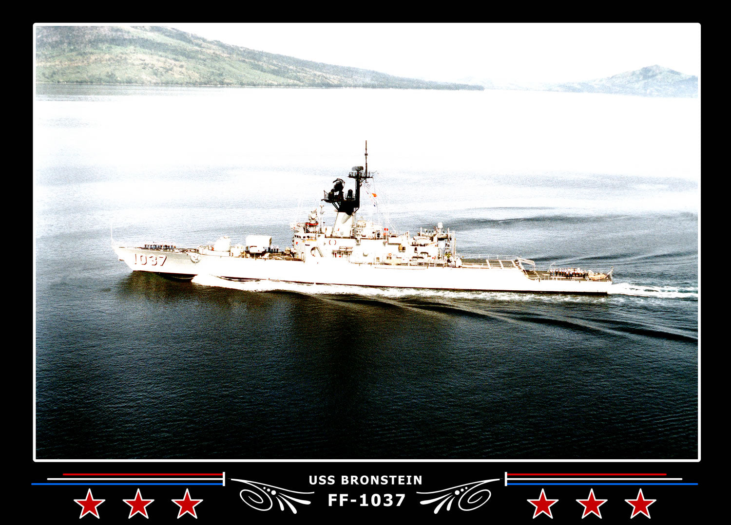 USS Bronstein FF-1037 Canvas Photo Print – Navy Emporium