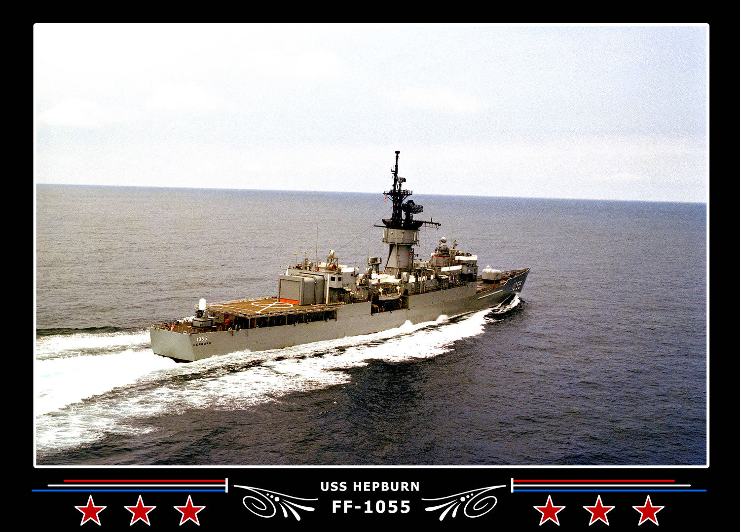 USS Hepburn FF-1055 Canvas Photo Print – Navy Emporium
