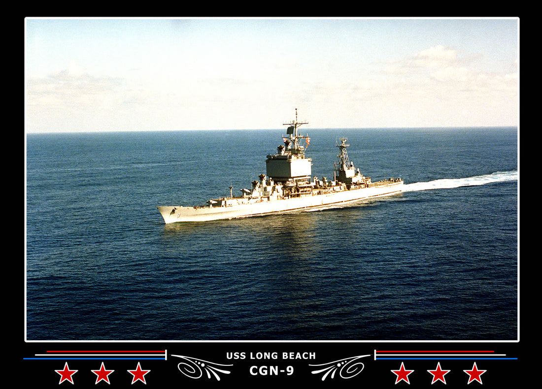USS Long Beach CGN-9 Canvas Photo Print – Navy Emporium