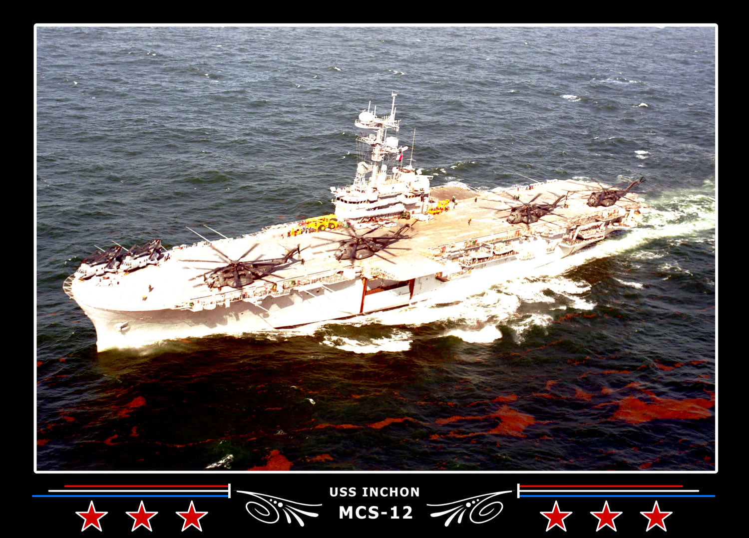 USS Inchon MCS12 Canvas Photo Print – Navy Emporium