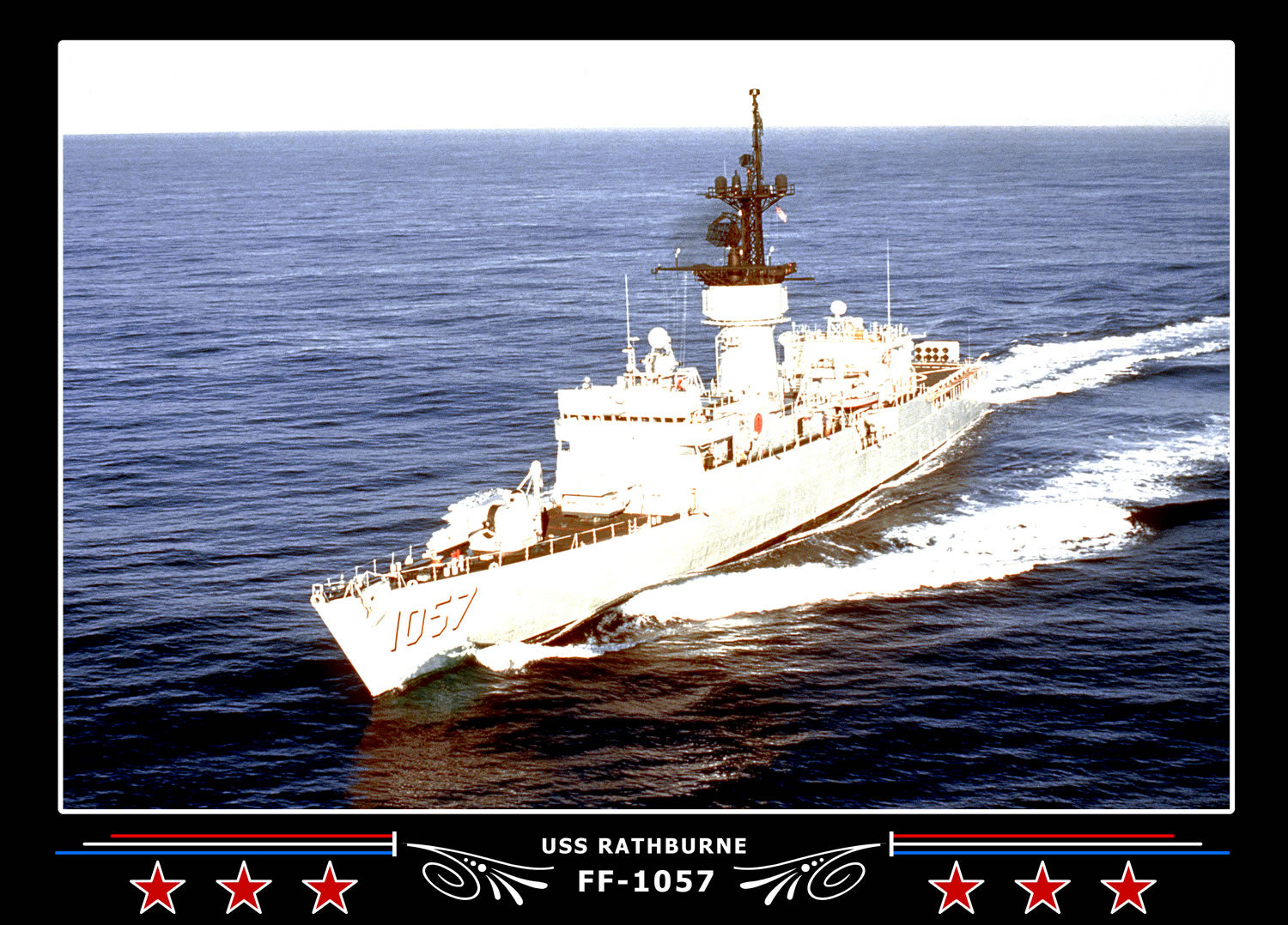USS Rathburne FF-1057 Canvas Photo Print – Navy Emporium