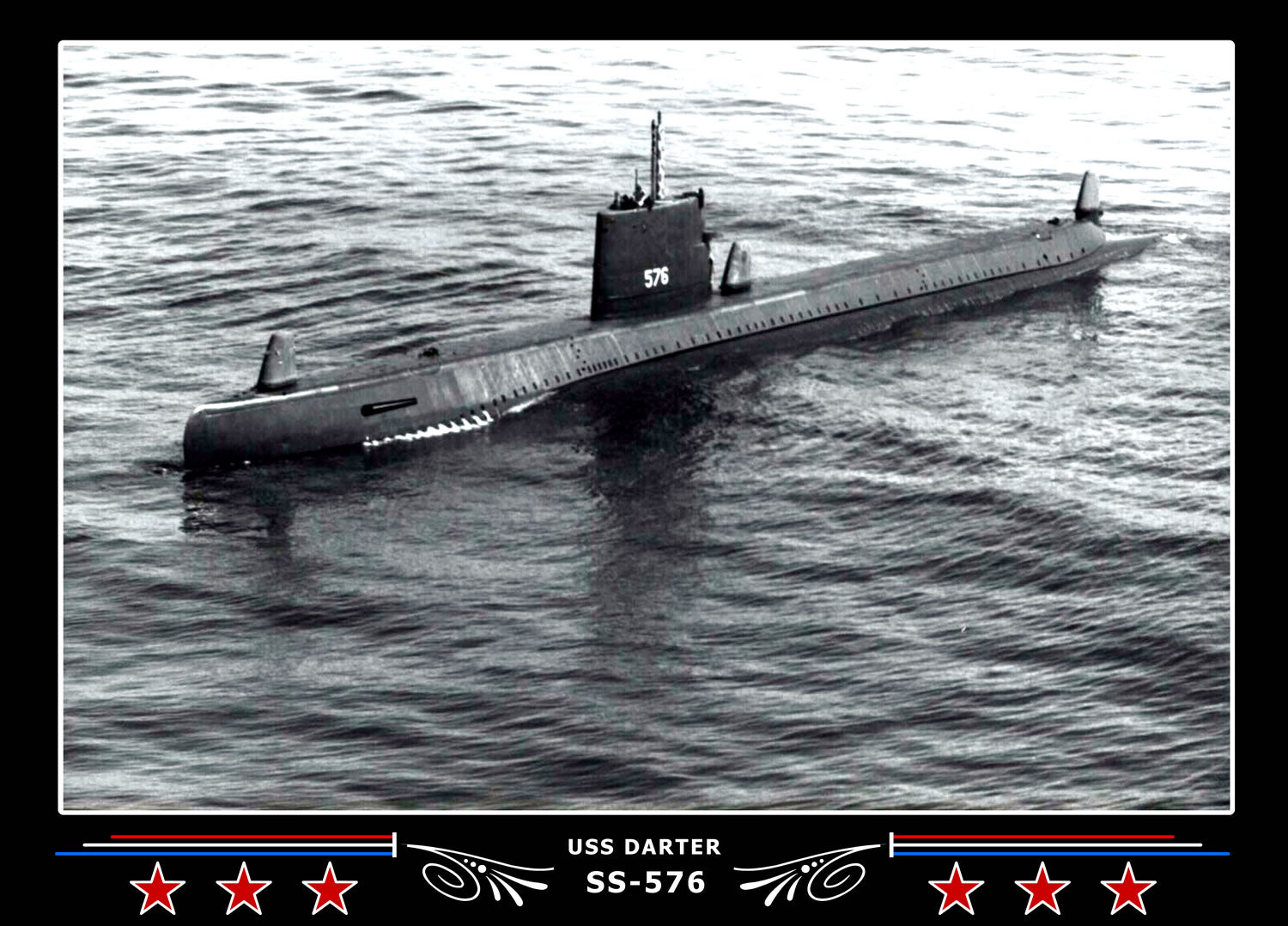 USS Darter SS-576 Canvas Photo Print – Navy Emporium