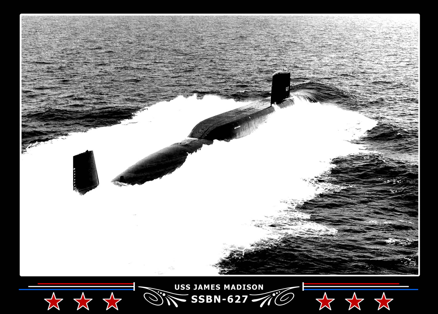 USS James Madison SSBN-627 Canvas Photo Print – Navy Emporium