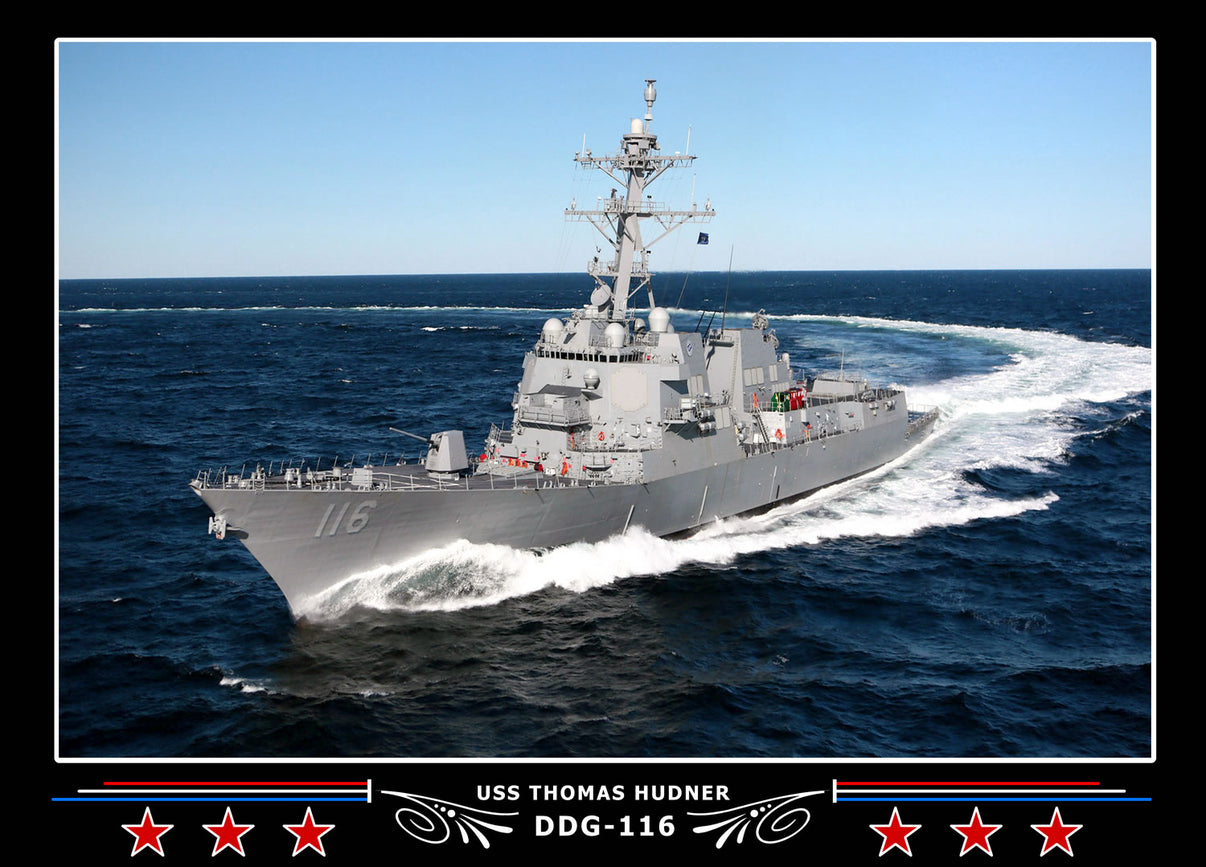 USS Thomas Hudner DDG-116 Canvas Photo Print – Navy Emporium