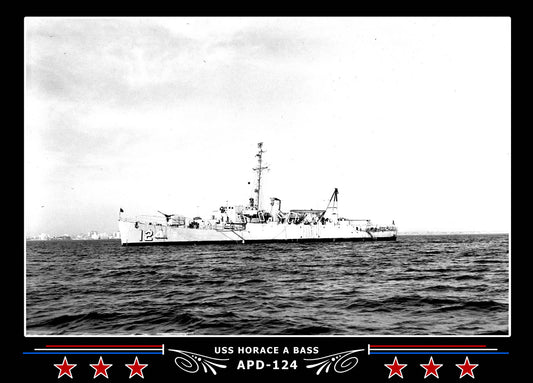 USS HORACE A BASS APD124 – Navy Emporium