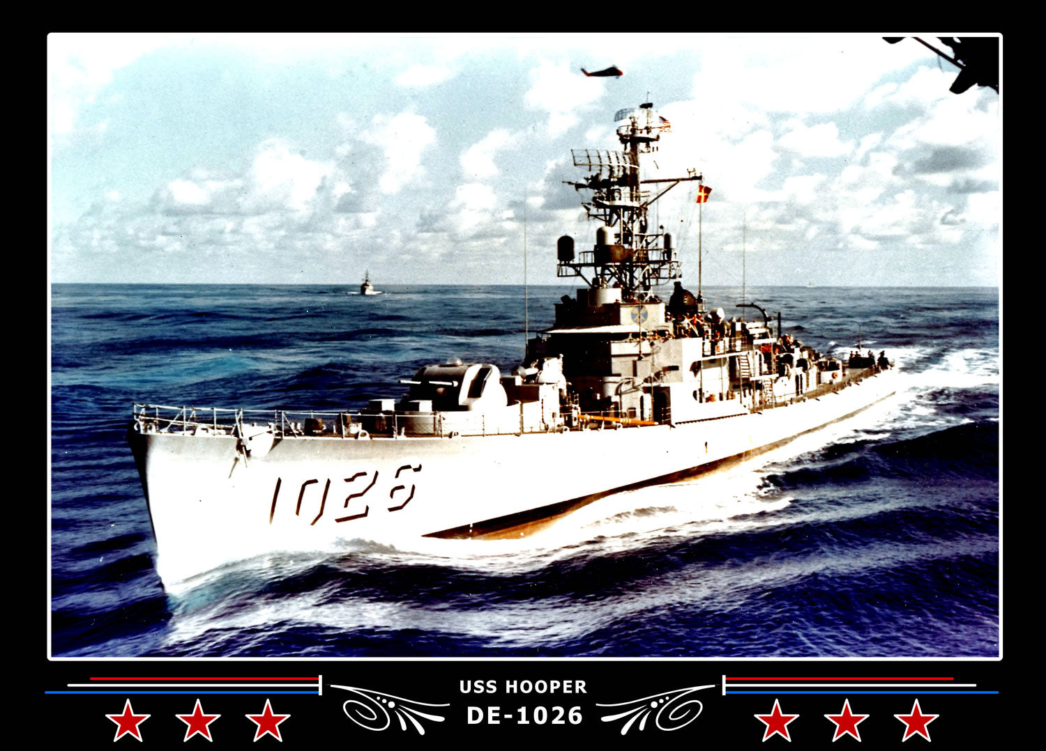 USS Hooper DE-1026 Canvas Photo Print – Navy Emporium